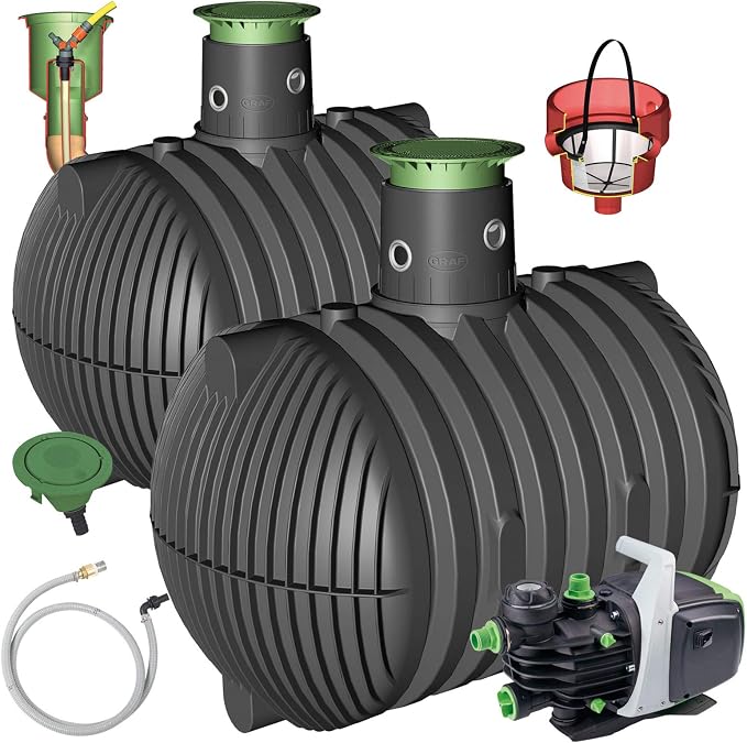 Graf Regenwasser-Erdtank Carat Regenwassertank Zisterne Wassertank ...