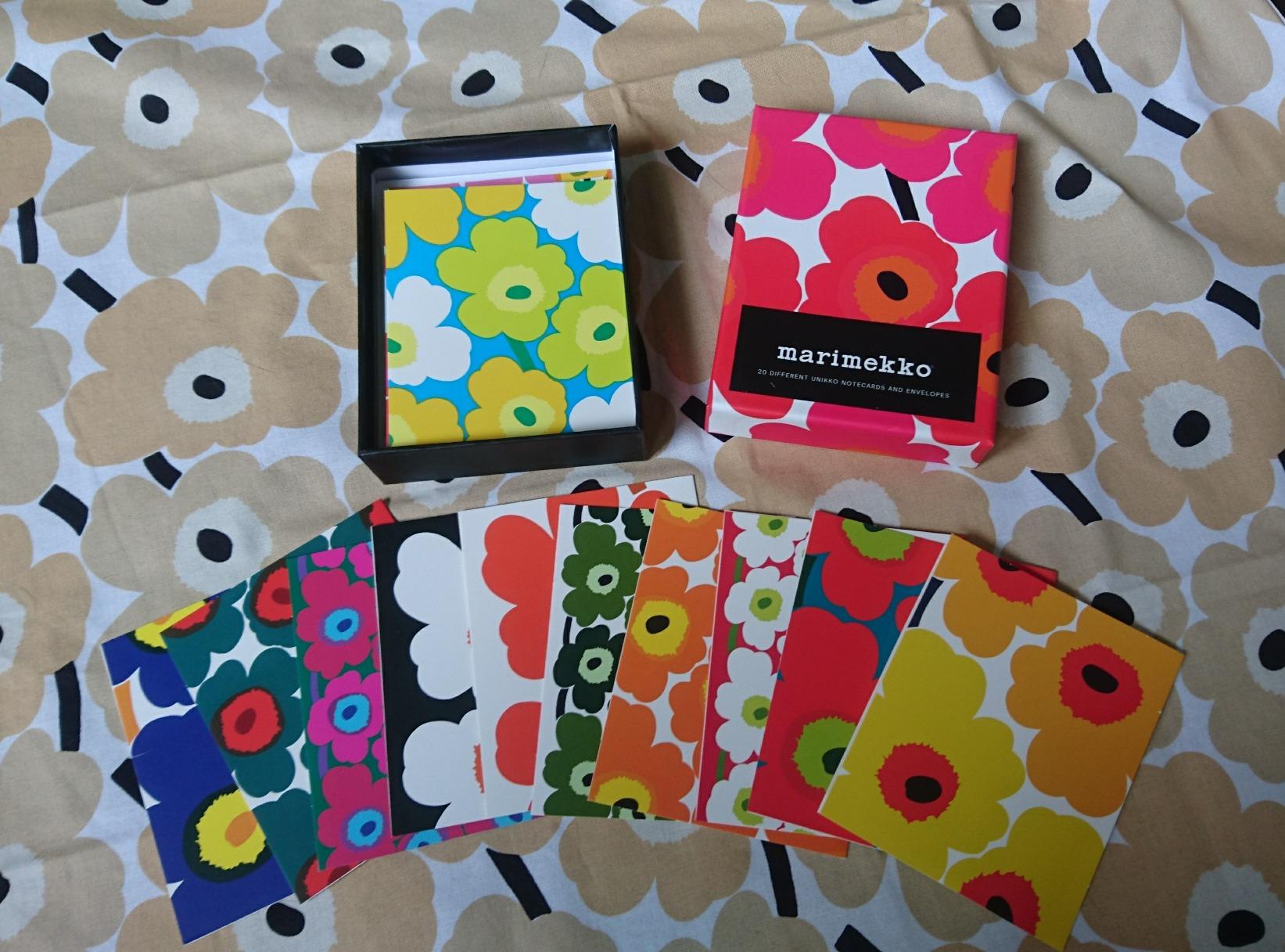 Amazon.co.jp: Marimekko Notes: 20 Different Unikko Notecards and ...
