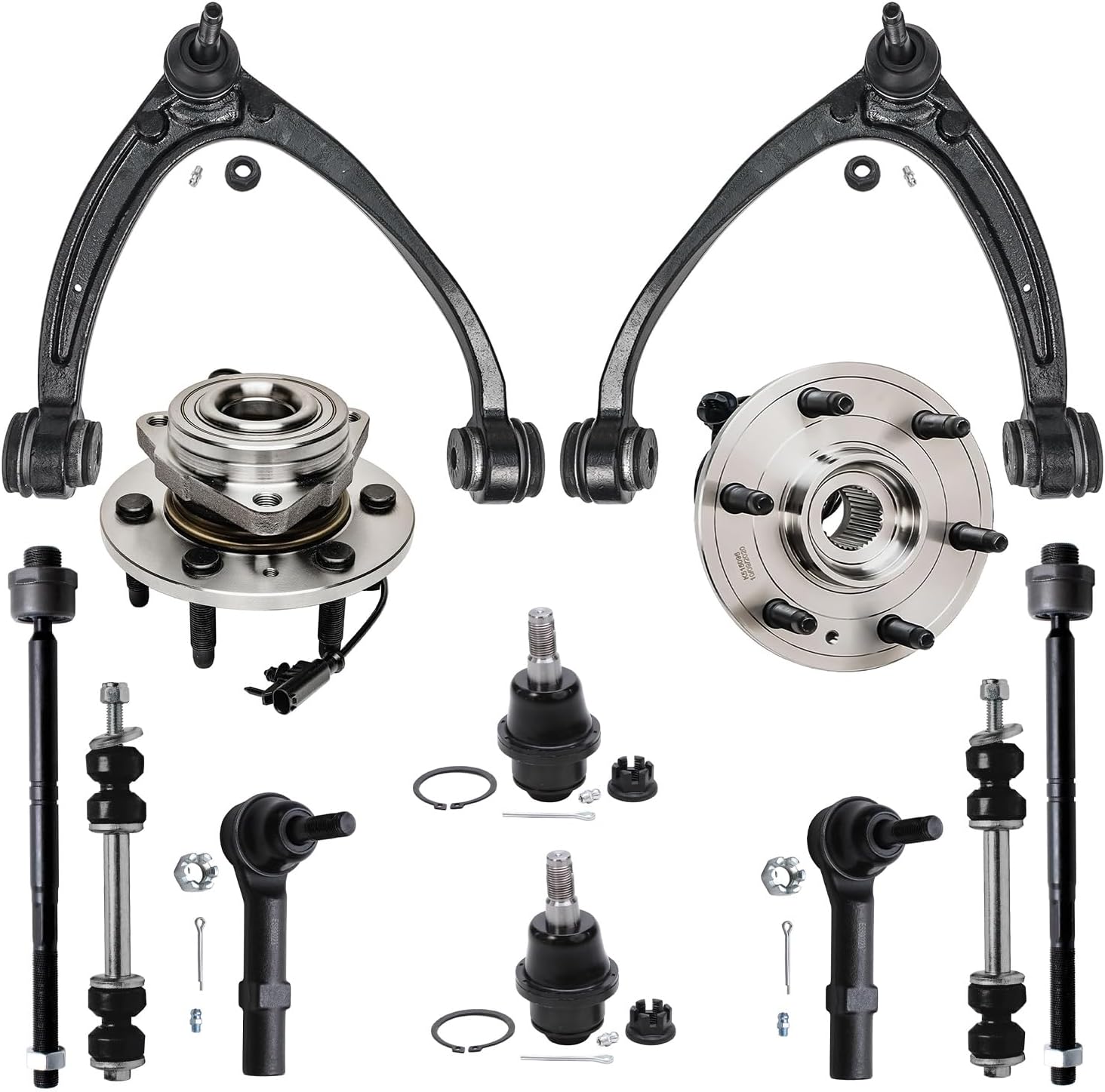 Amazon.com: Detroit Axle - 4WD Front End Kit for Chevy Silverado GMC ...