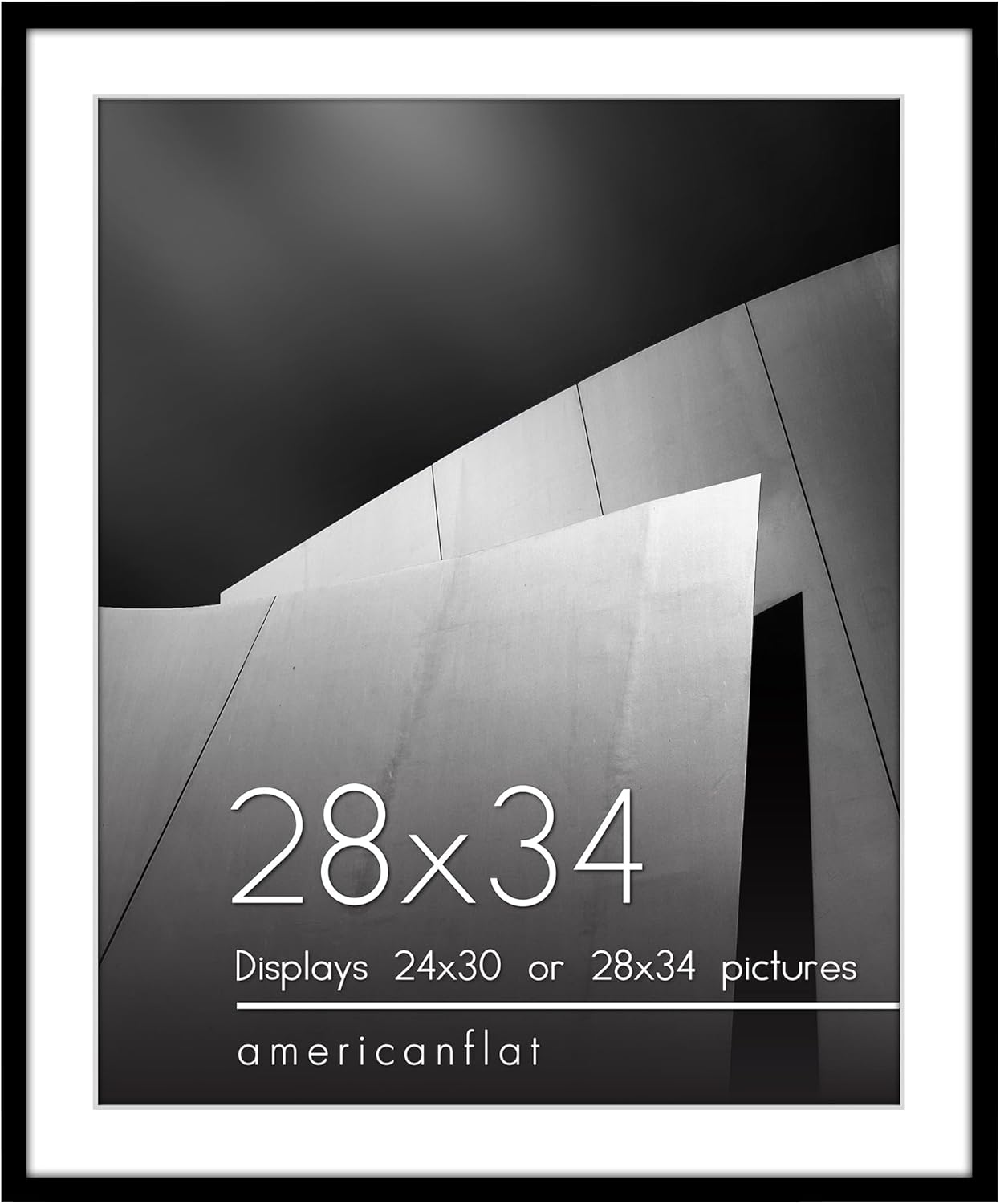 Amazon.com - Americanflat 28x34 Poster Frame with Polished Plexiglass ...