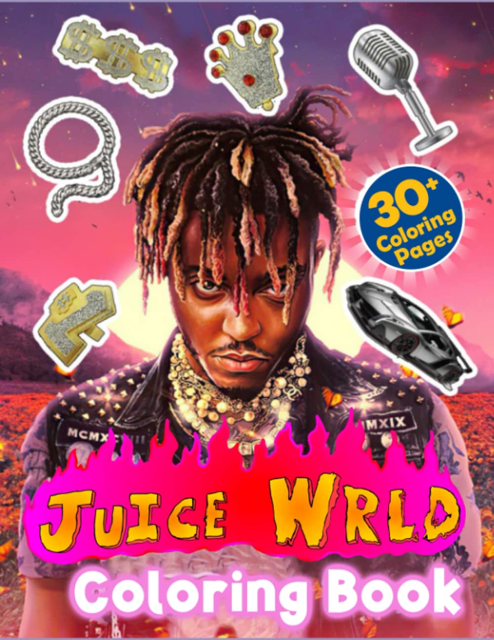 Buy Juice Wrld Coloring Book: Fascinating Coloring Books With High ...