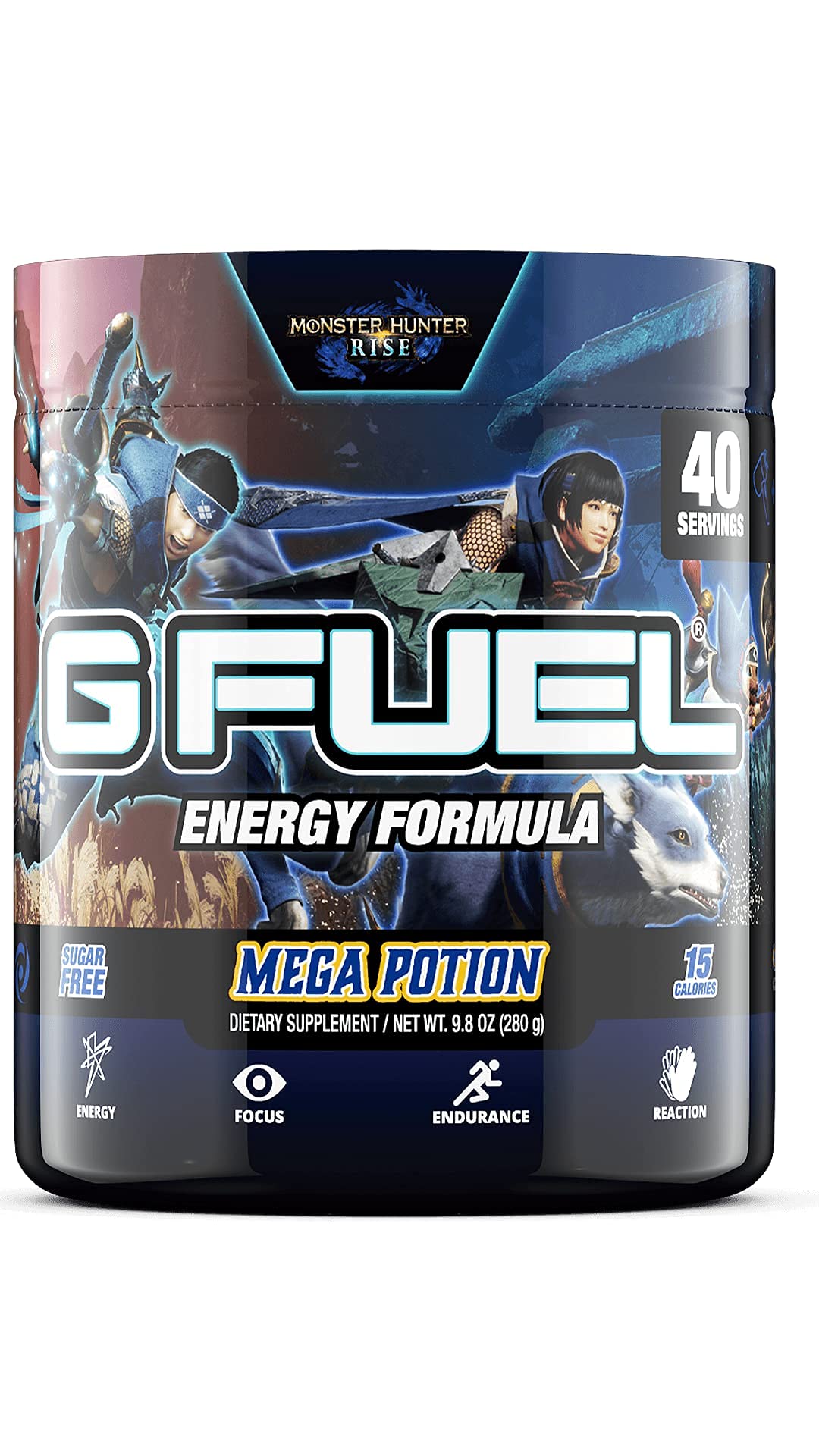 Buy G Fuel Monster Hunter Mega Potion Mango Jackfruit Flavored Energy ...