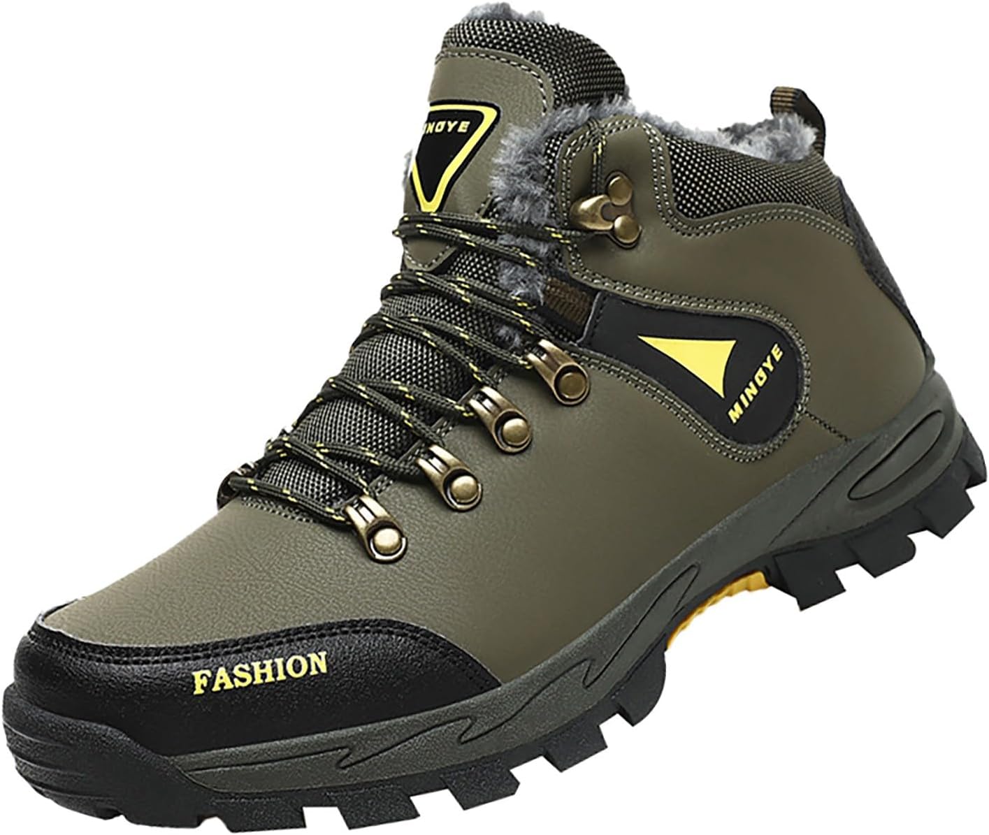 Amazon.com | Men's Snow Boots Black Rain Boots for Women Womens Snow ...