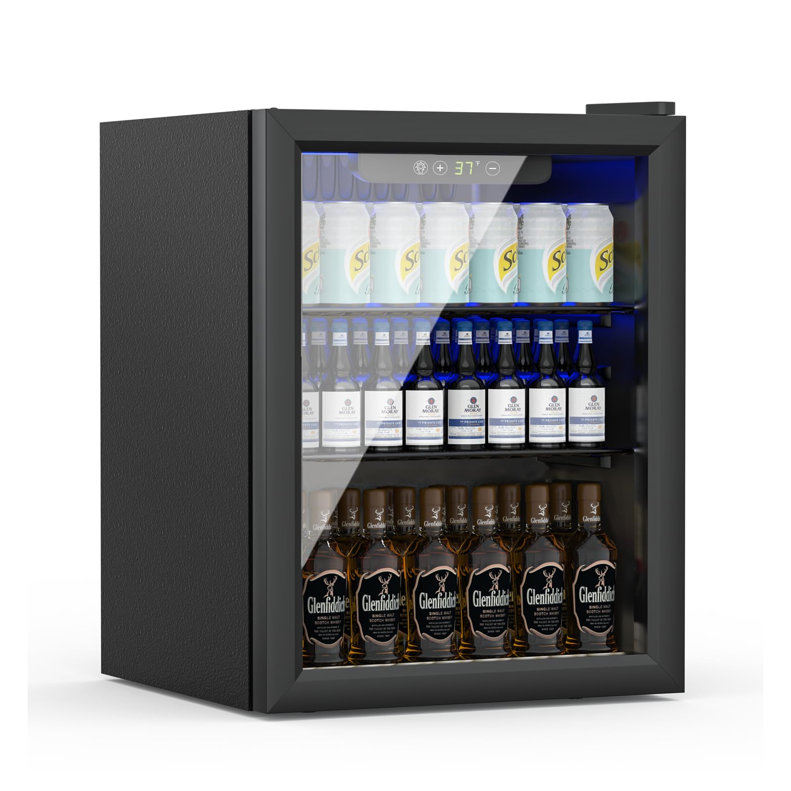 Amazon.com: Erivess Compact Freestanding Beverage Refrigerator,70 Can ...