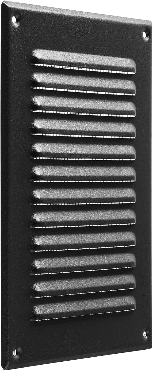 Vent Systems - 5" x 7" Inch - Black - Metal Vent Cover - Rectangle ...