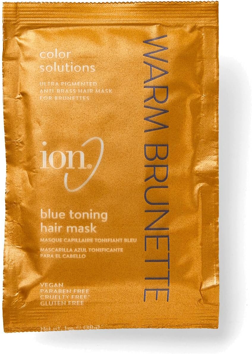Amazon.com: Ion Brunette Blue Toning Mask, Antibrass, Corrects and ...