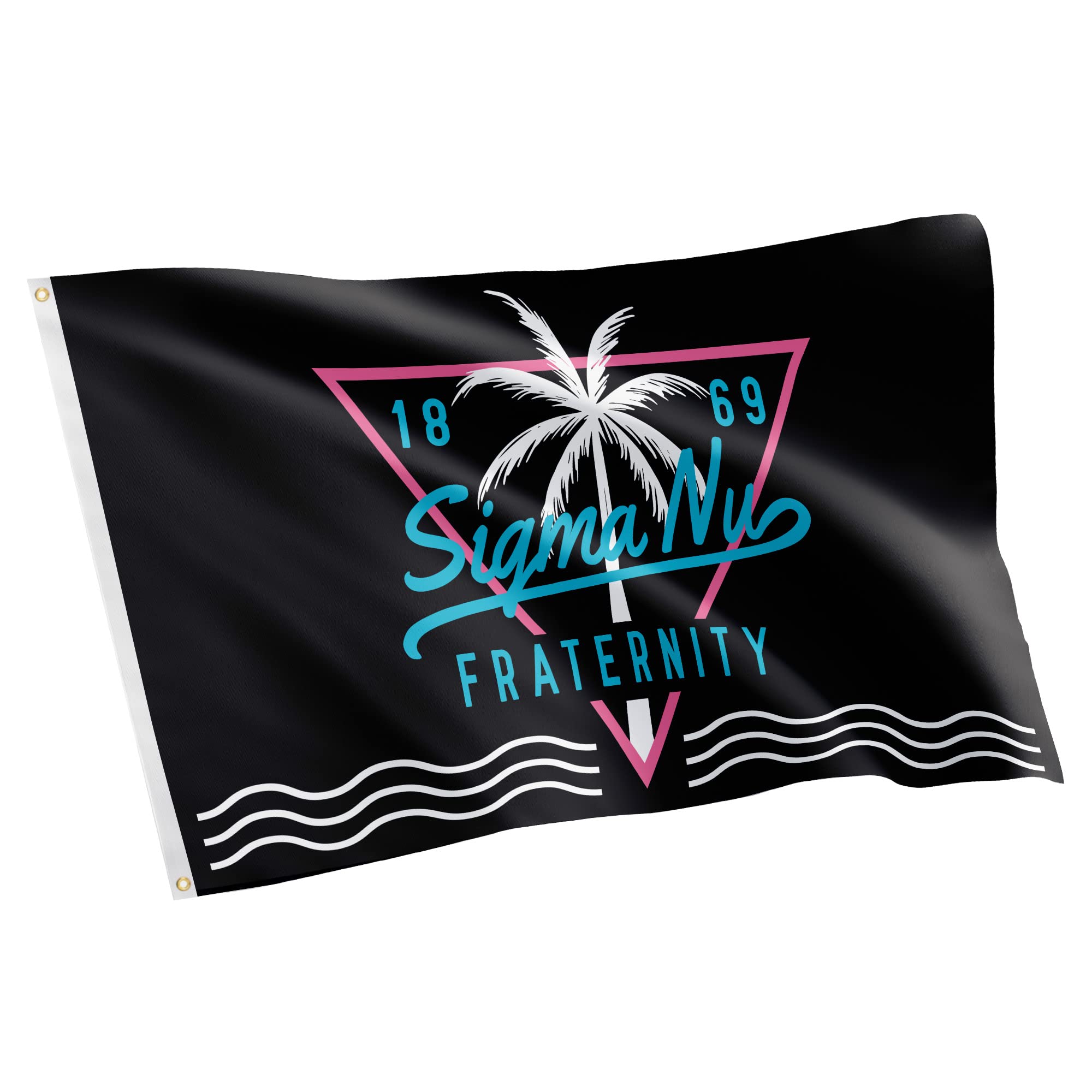 Amazon.com : Desert Cactus Sigma Nu Flag Fraternity Greek Banner 3x5 ...