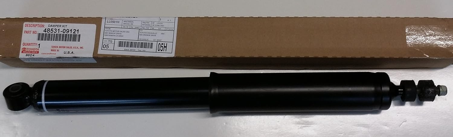 Amazon.com: Toyota Genuine Parts - Absorber, Shock, Rr (48531-09121 ...