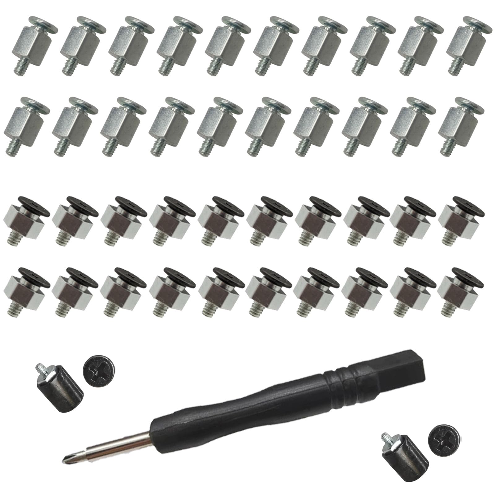 43pcs Screws Mounting Kit, Screwdriver Computer Parts, PC Motherboard ...
