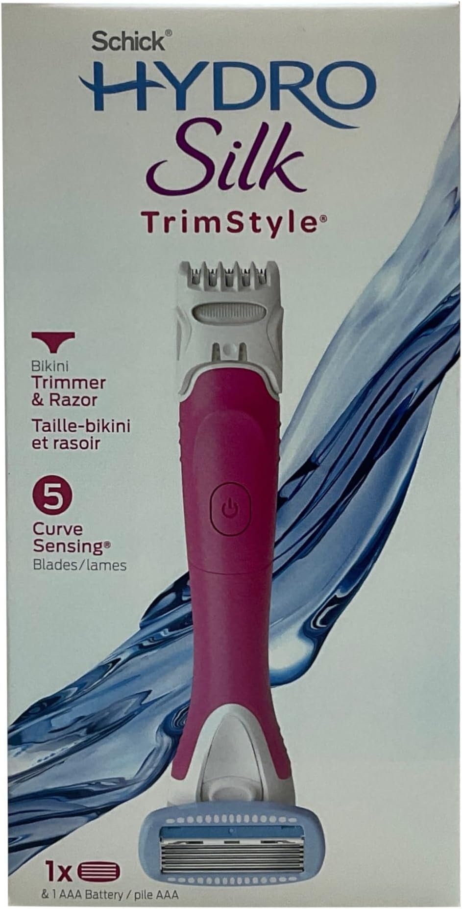 Amazon.com: Schick Womens Hydro Silk 5 Razor Trimstyle : Beauty ...