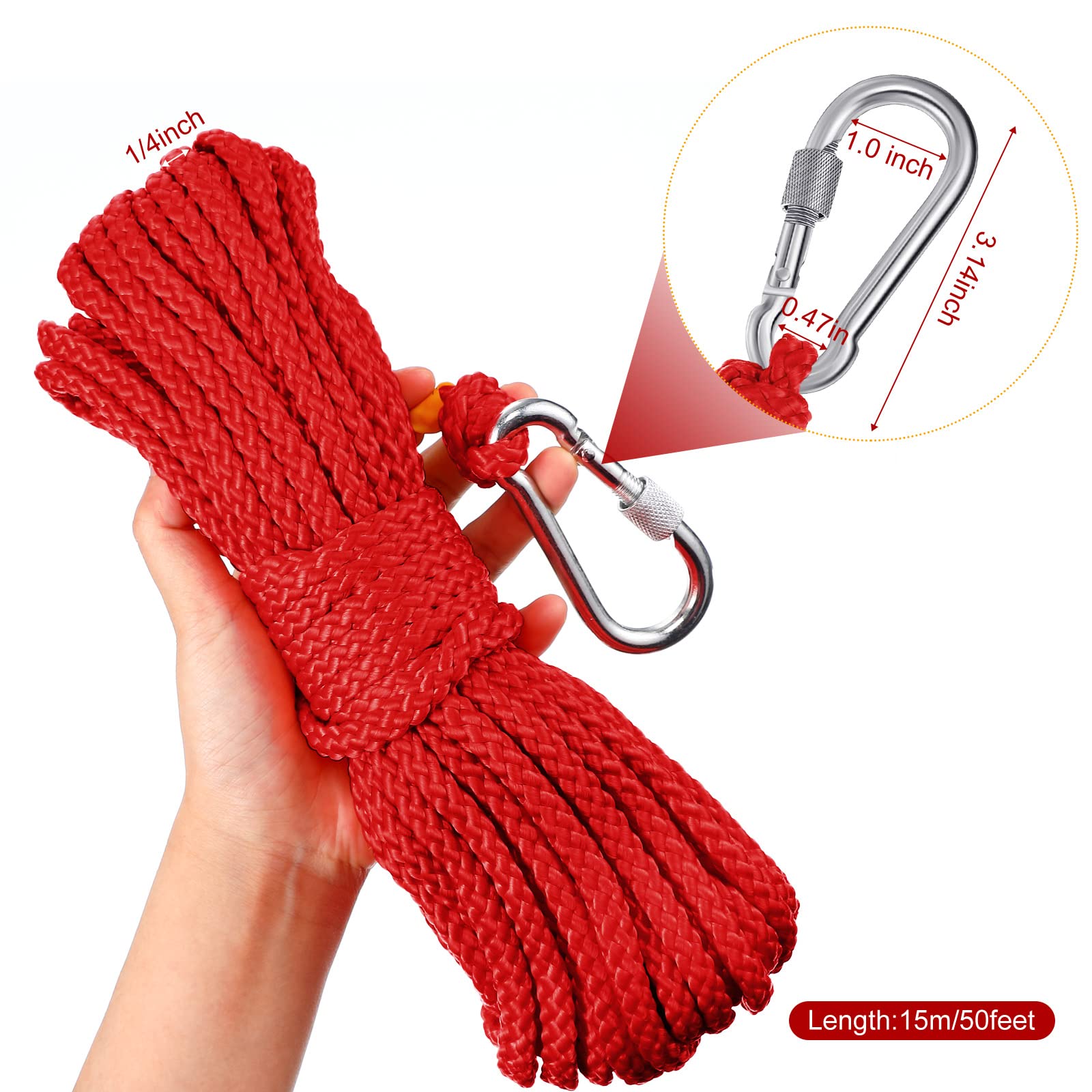 Snapklik.com : Shappy Floating Rope Life Ring Rope Lifesaving Dock ...