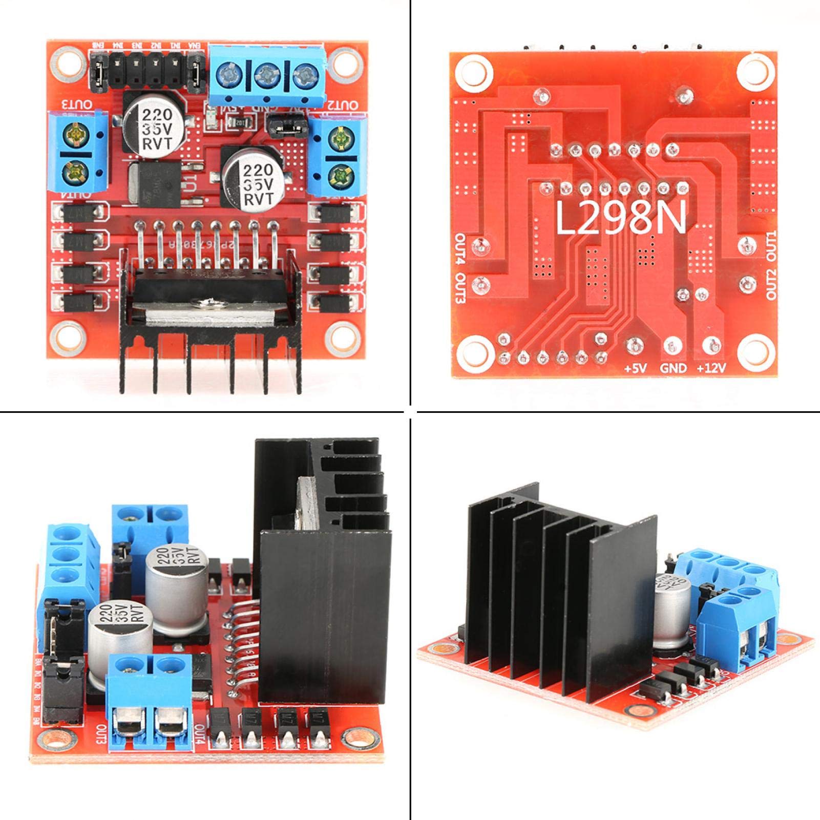 Buy Stepper motor drive module, 1pc L298N module H bridge driver board ...