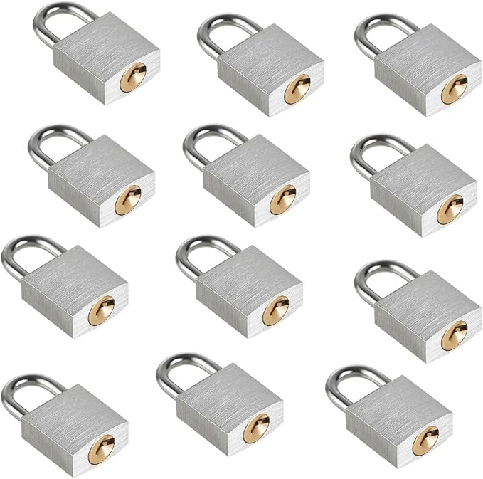 Amazon.com: Guliffen Small Aluminum Locks with Keys, 3/4-Inch Body ...