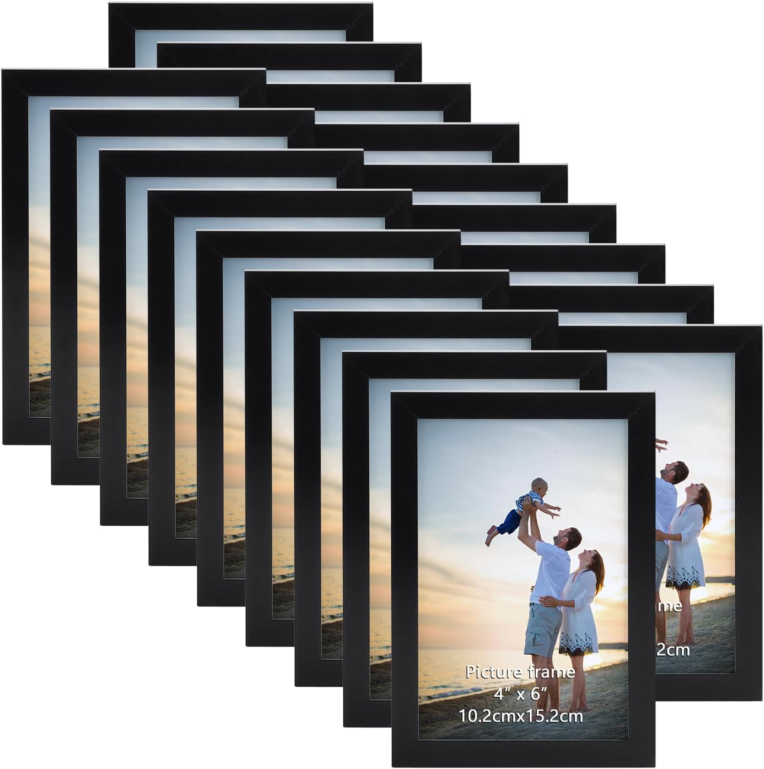 Amazon.com - WHEATHUSK Set of 36 Picture Frame Bulk 4x6 Photo Picture ...