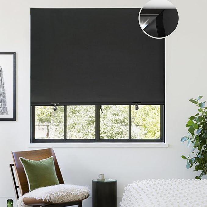 Amazon.com: Myshade Portable Blackout Window Cover Roller Blind Screen ...