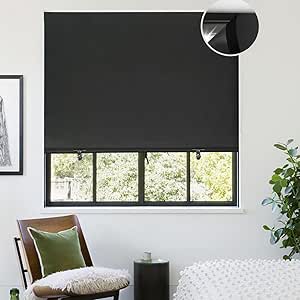 Amazon.com: Myshade Portable Blackout Window Cover Roller Blind Screen for Windows No Drill ...
