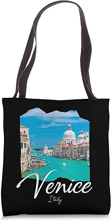 Amazon.com: Venice Souvenir Venezia Italia Venice Italy Tote Bag ...