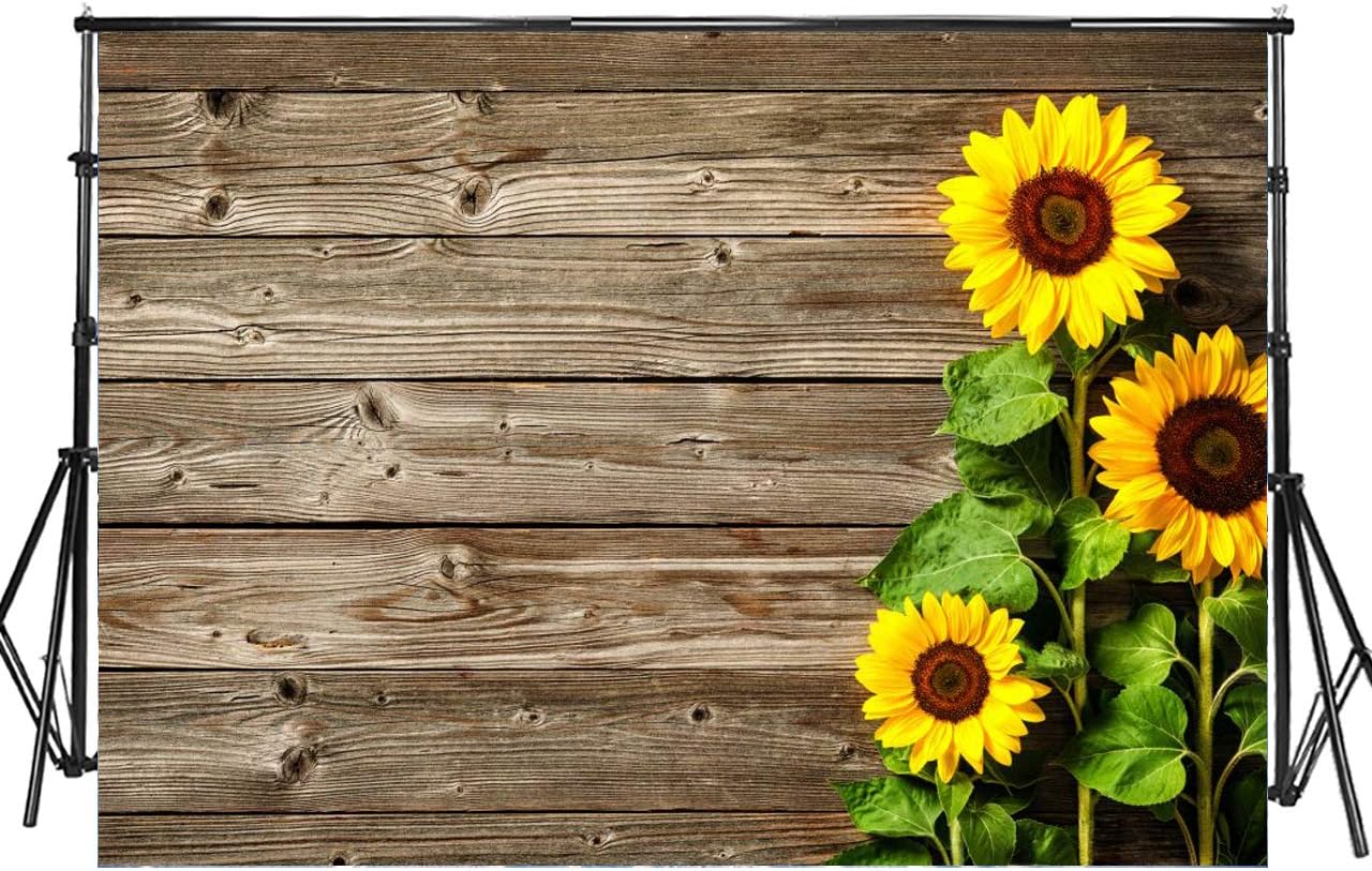 Amazon.com : Sensfun 8x6ft Sunflower Backdrop Spring Blooming ...