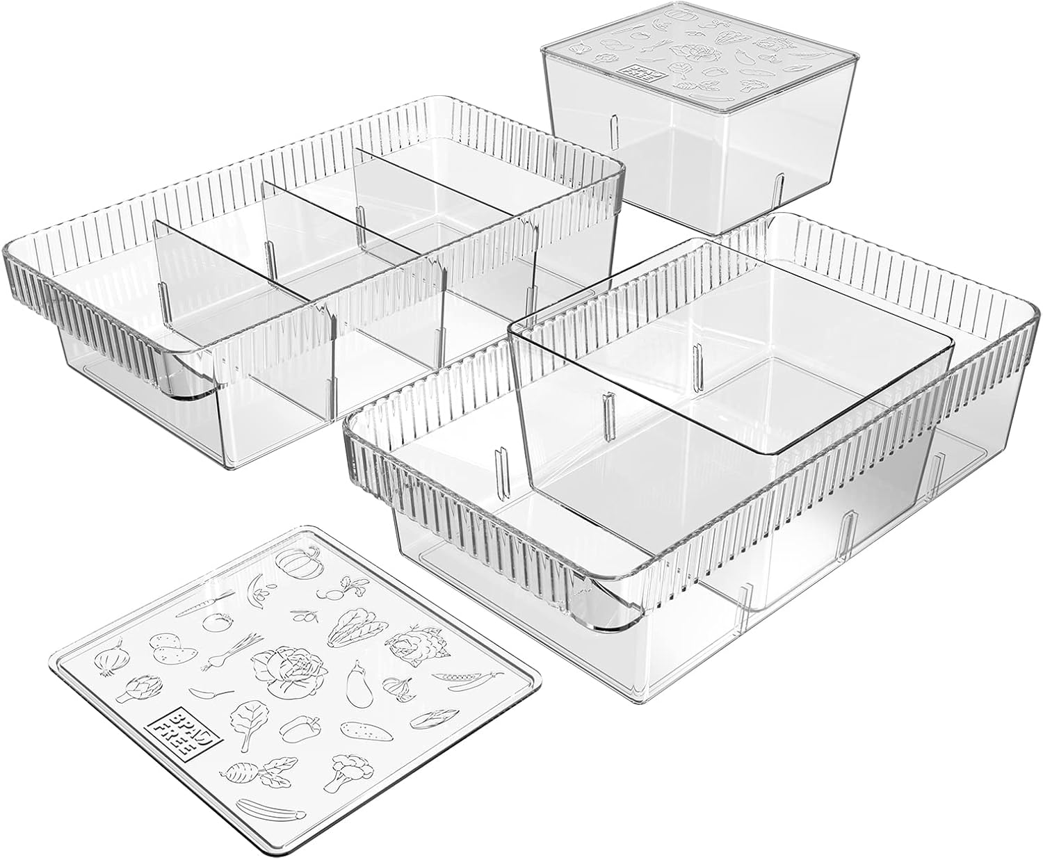 Buy 2 Tier Clear Pull Out Organizers and Storage - Snack Organization ...
