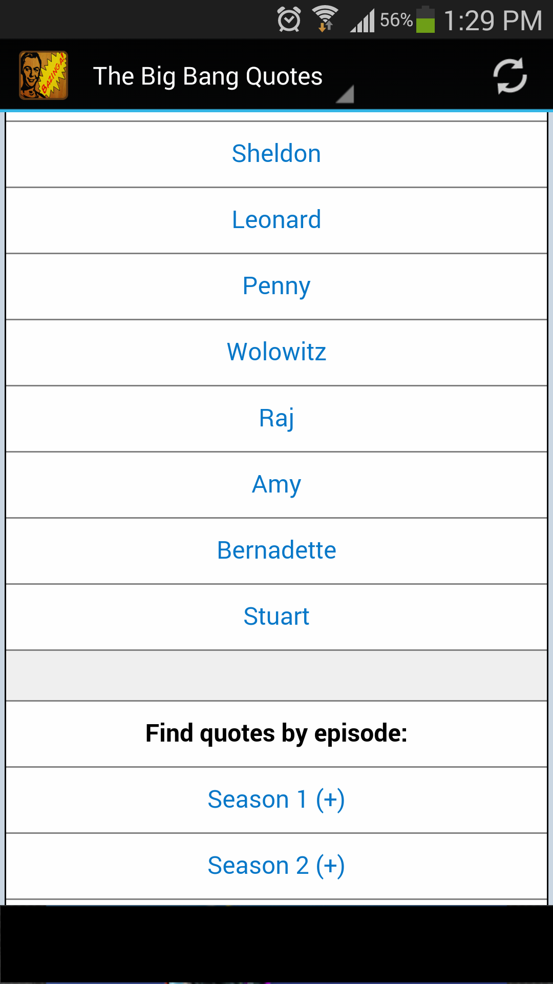 The Big Bang Quotes - App on Amazon Appstore