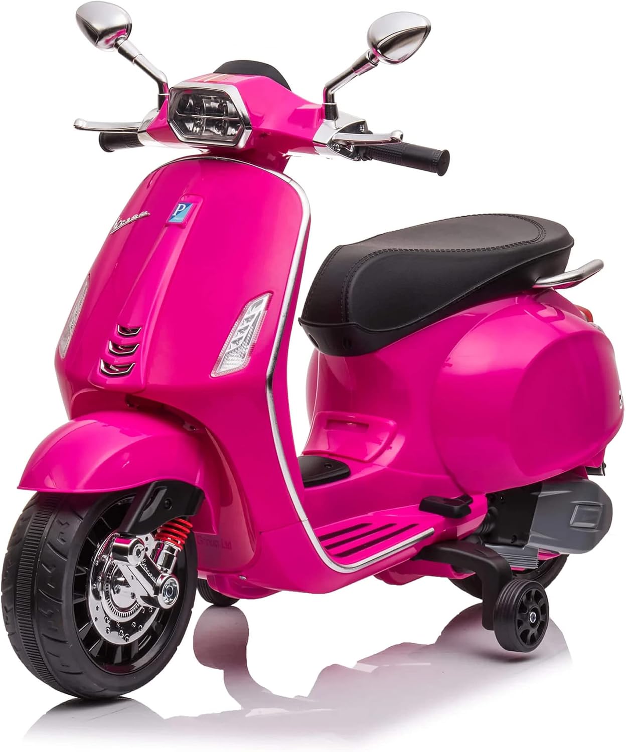 Baroni Home Scooter électrique pour Enfants avec Roulettes, Vespa, 12 V ...