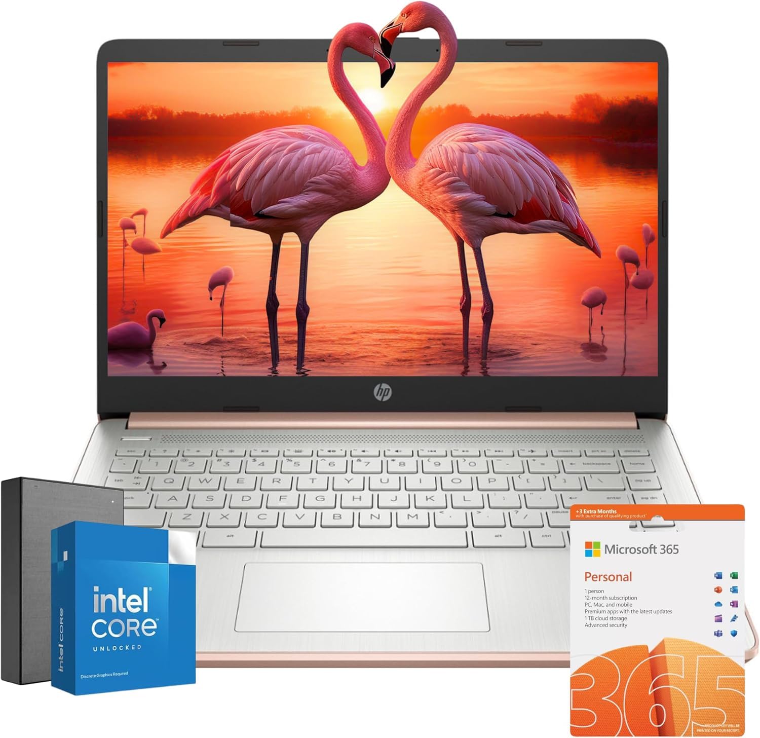 Buy HP Newest 14" Rose Gold Laptop | Thin, Lightweight, & Powerful ...