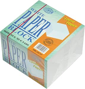FIS® Paper Block Loose, Size: 10x10x7cm, White Color-FSBL10X7LP : Buy ...