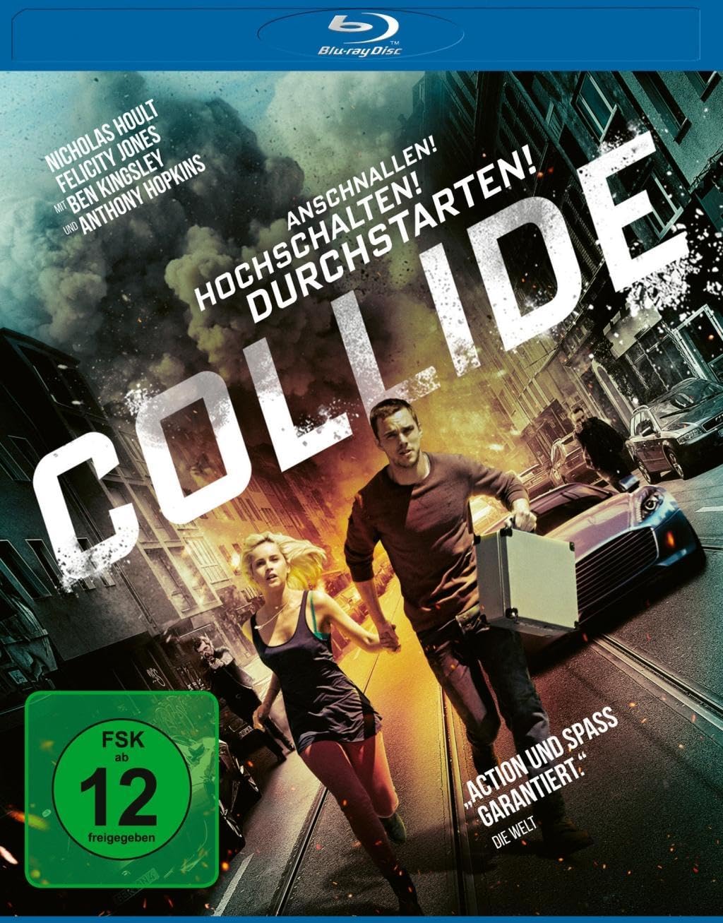 Collide [Blu-ray]: Amazon.de: Hoult, Nicholas, Jones, Felicity, Hopkins ...