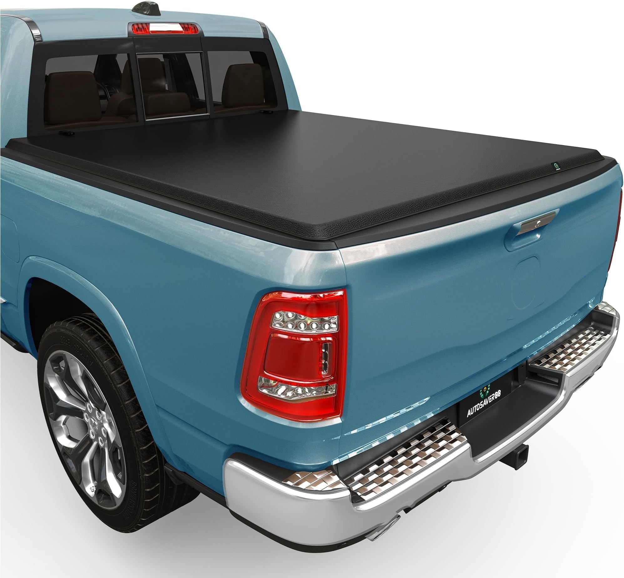 Amazon.com: 8FT Soft Roll Up Truck Bed Tonneau Cover for 2002-2010 ...