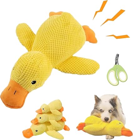 Amazon.com: 2026 quacking Duck Toy for Dog, Calming Duck Toy for Dogs ...