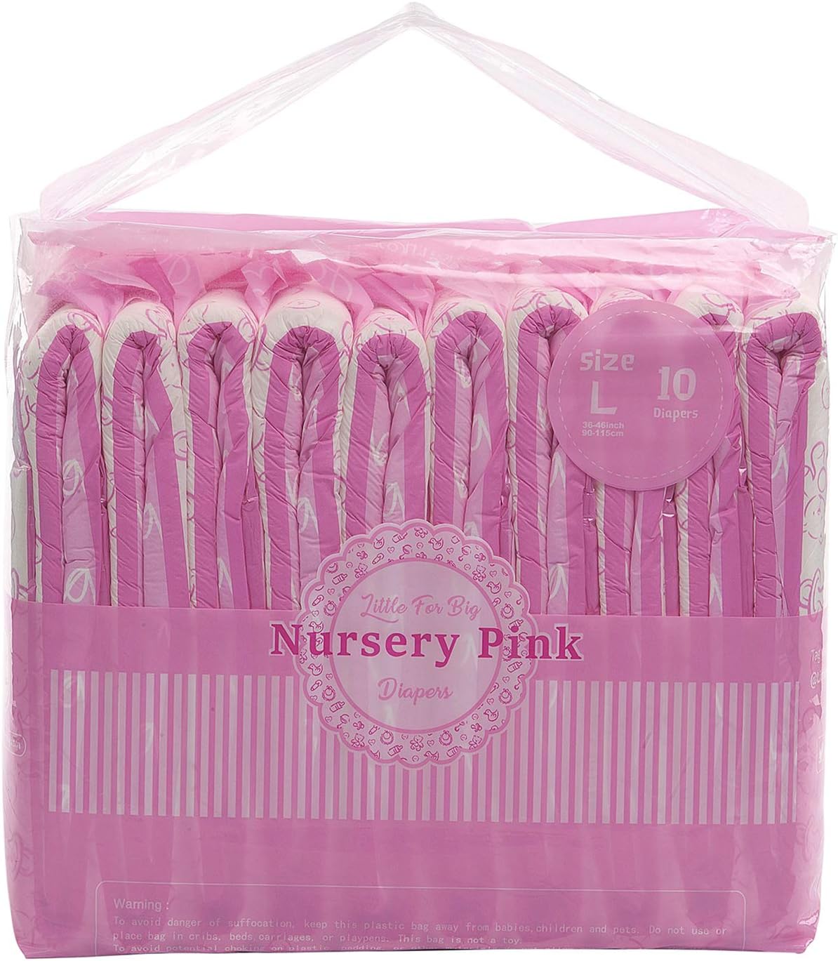 Amazon.com: Rearz - Princess Pink - Overnight Adult Diapers (12 Pack ...