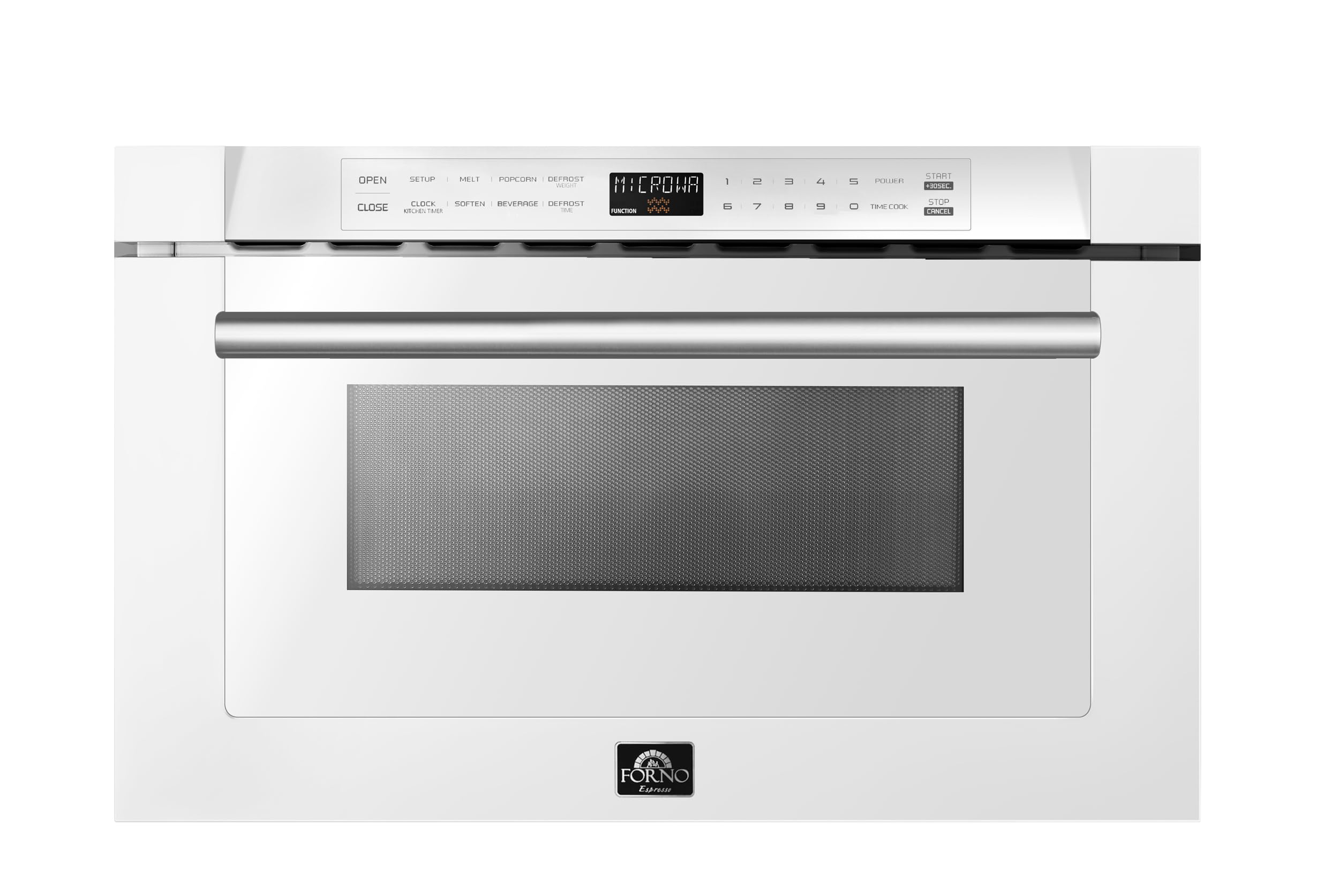 Amazon.com: FORNO 24 Inch 1000 Watts White Microwave Drawer 1.2 cu.ft ...