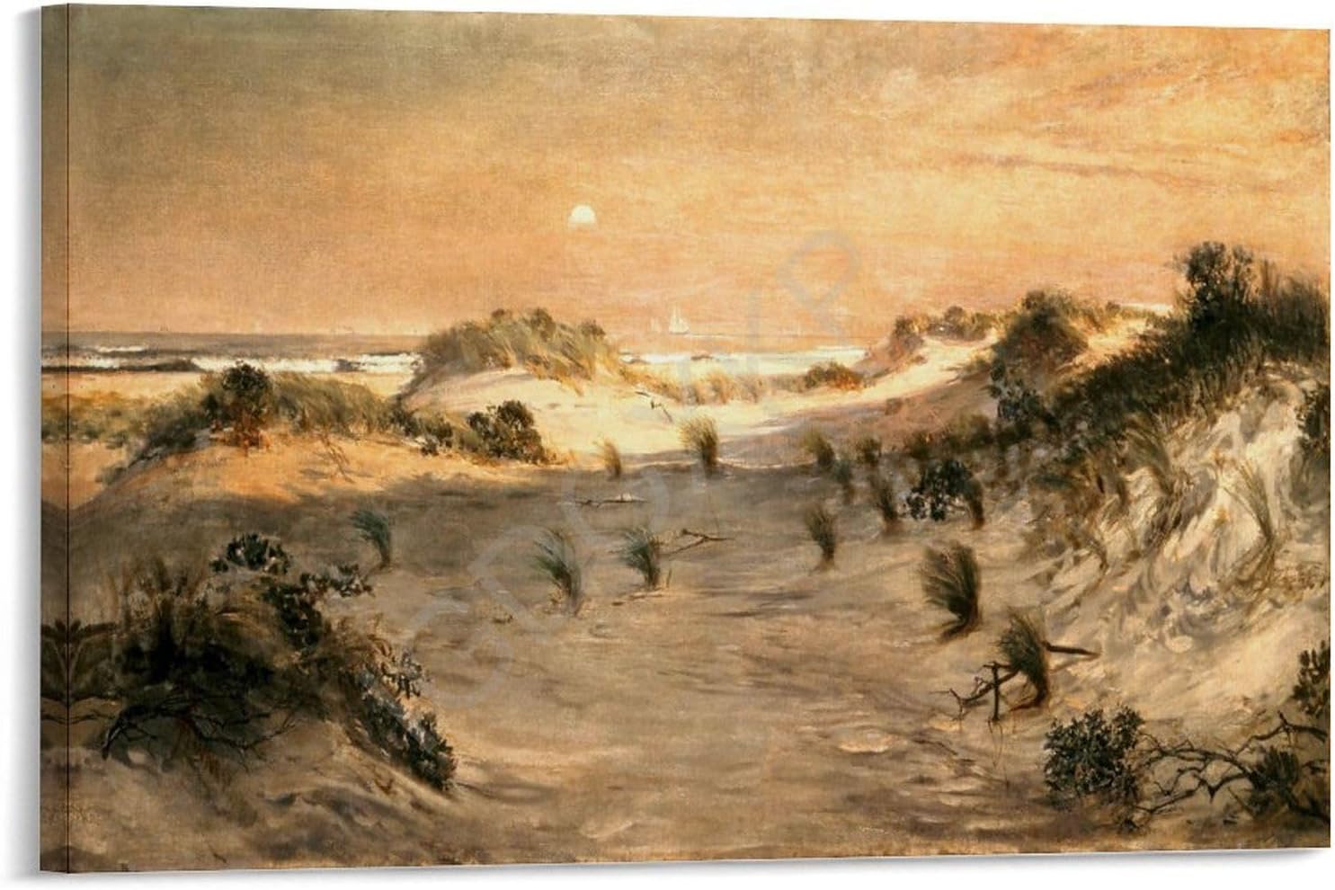 Amazon.com: Henry-Ossawa-Tanner-artwork-Sand-Dunes-at-Sunset_-Atlantic ...