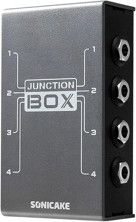 Amazon.com: SONICAKE Junction Box - TRS Stereo 4 Channels Organization ...