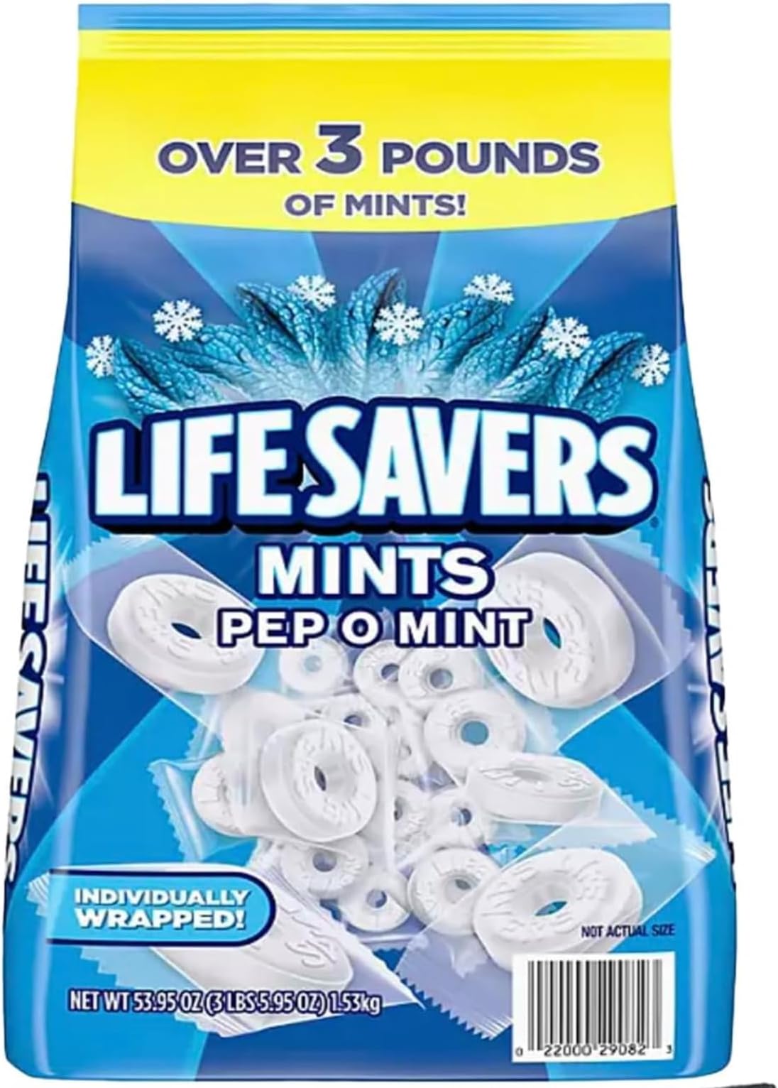 Amazon.com: LIFE SAVERS Pep-O-Mint Peppermint Hard Candy Individually ...