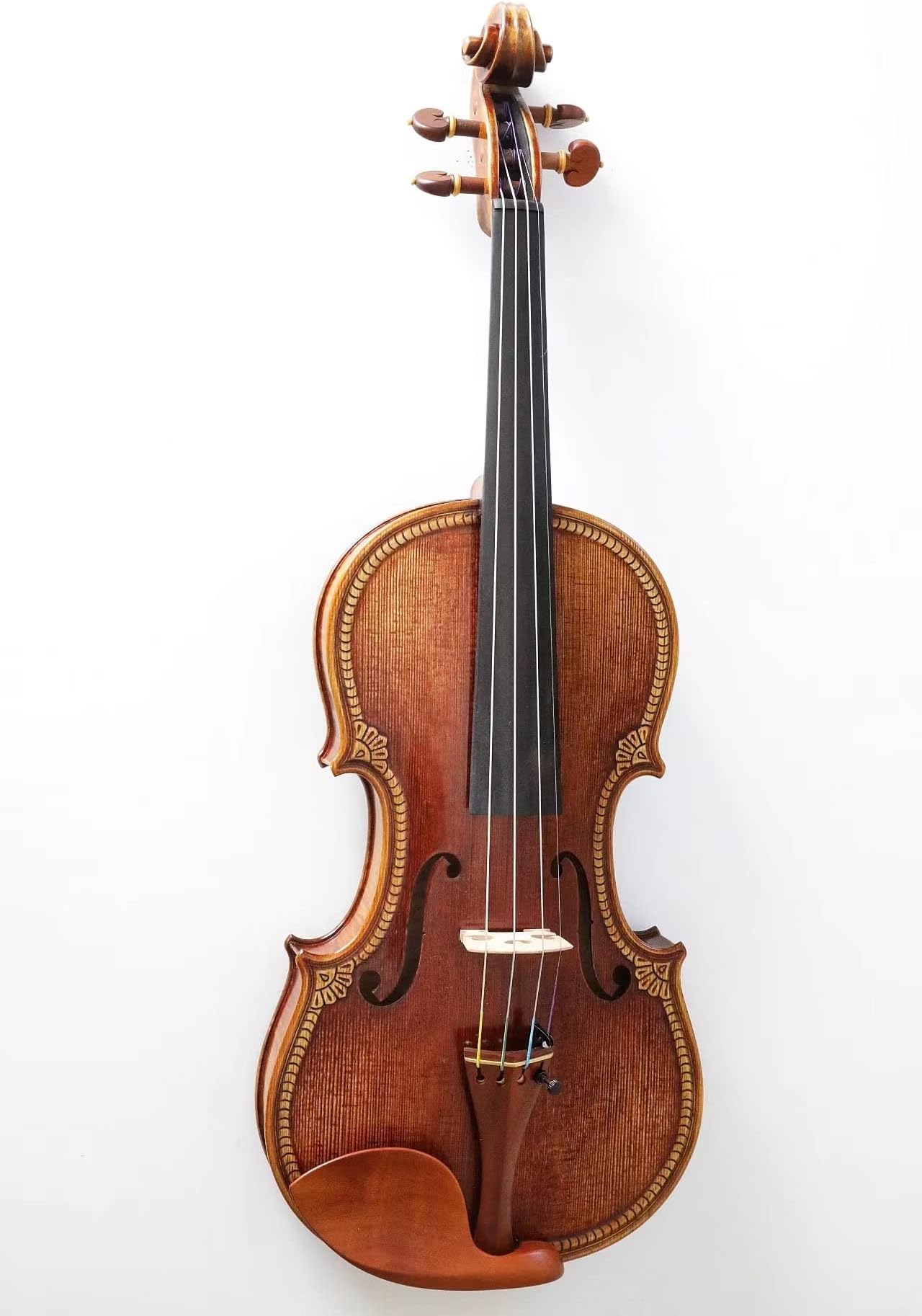 Amazon.com: One Piece Back Maestro Old spruce Stradi 4/4 Violin D Z ...