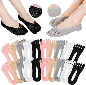 Amazon.com: Ramede 20 Pairs Orthopedic Compression Toe Socks for Women ...
