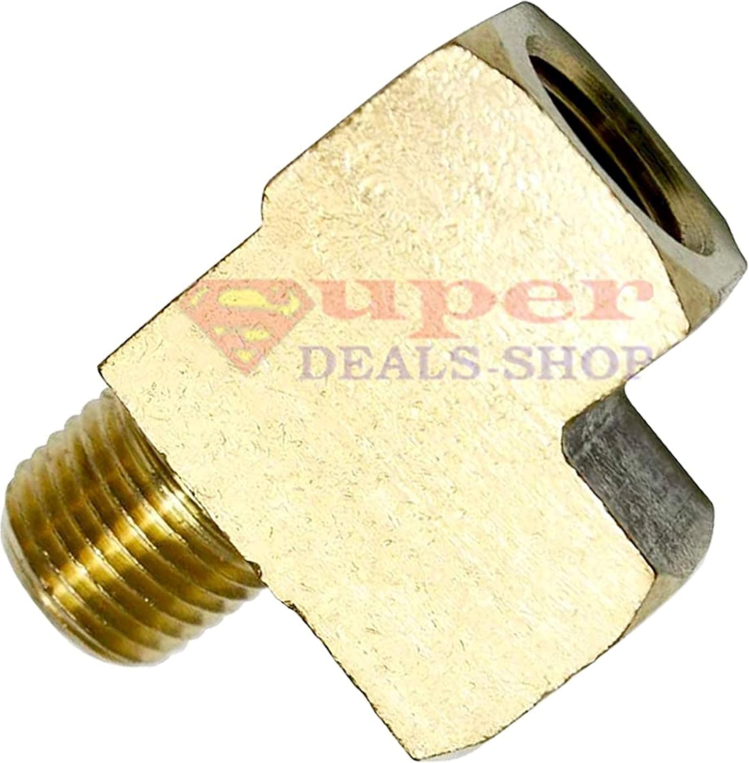 Amazon.com : Pneumatics 1/4" TEE Compressor Fitting Straight TEE ...