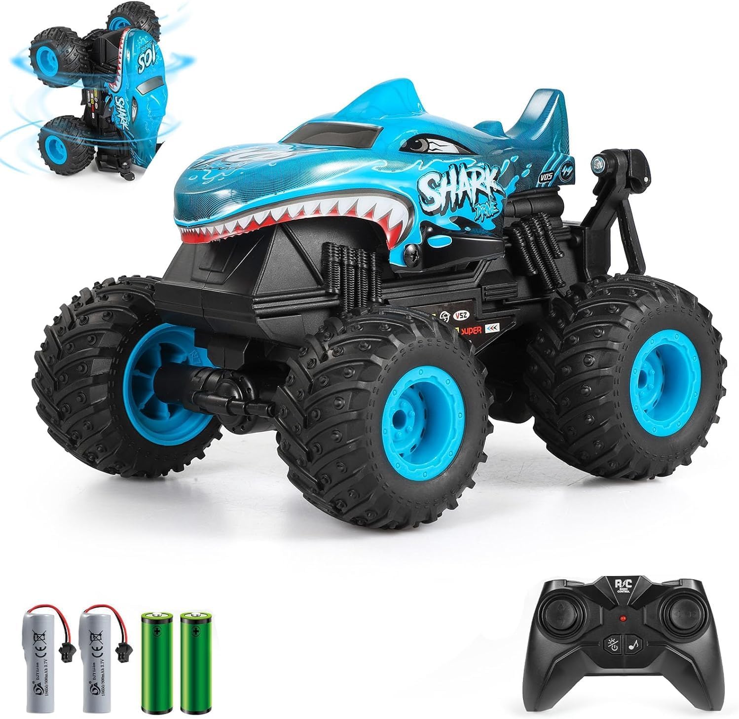 Amazon.com: BEZGAR Monster Truck Toys - Remote Control Monster Truck ...