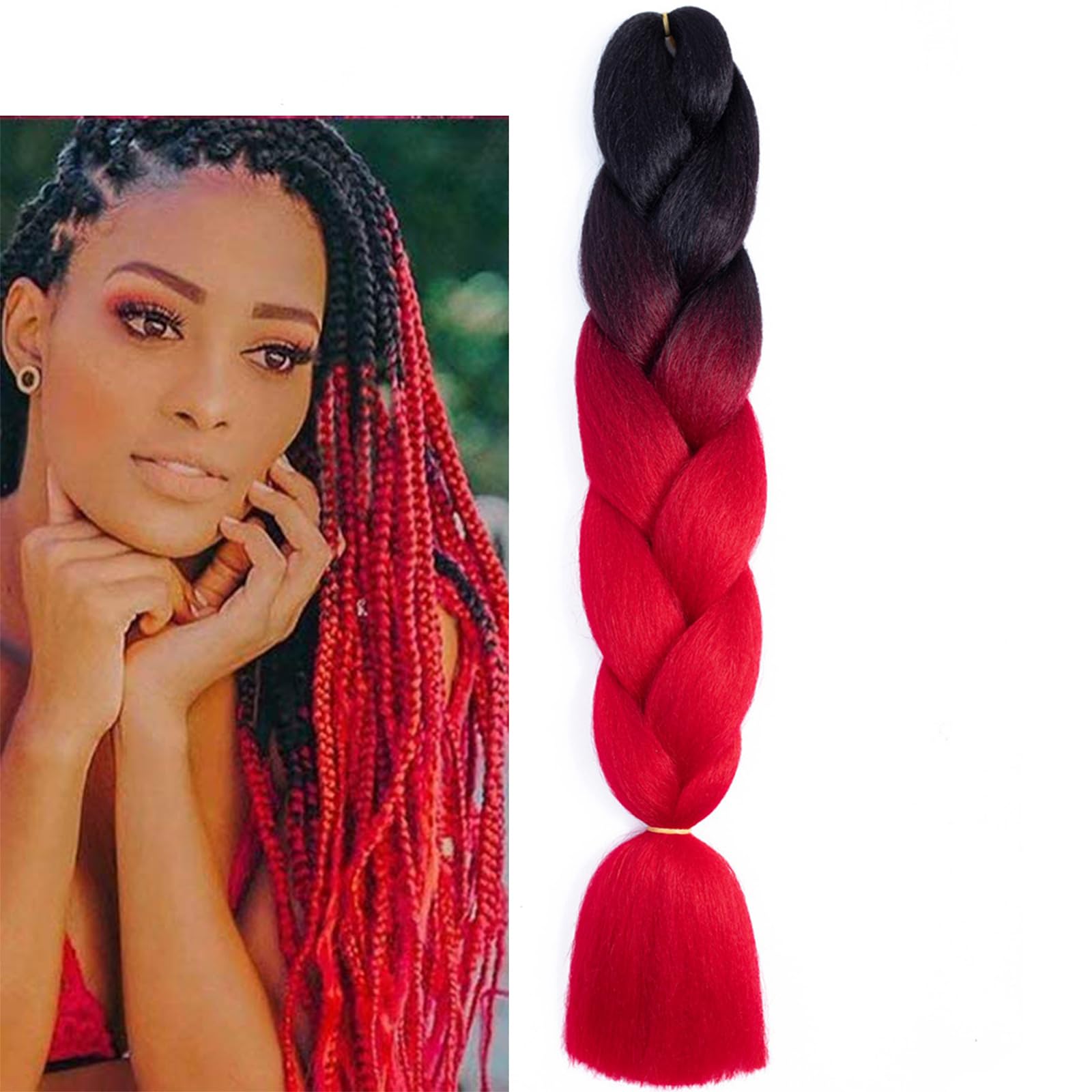 Braiding Hair Extensions Braiding Hair Fashion Synthetic Braid Hair ...
