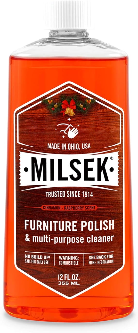 Amazon.com: Milsek Furniture Polish and Cleaner, 12 Ounce, Cinnamon, 12 ...