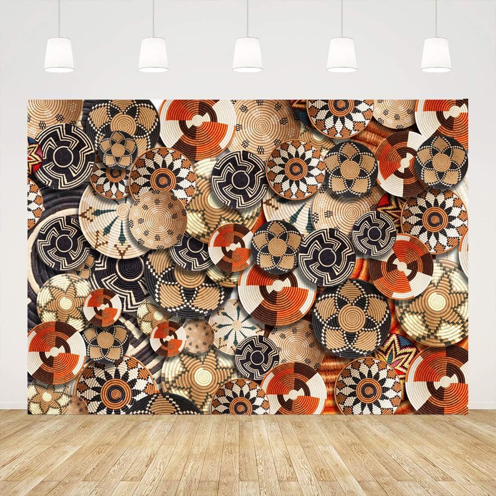 Amazon.com : Ticuenicoa Traditional Ethiopian Floral Pattern Basket ...