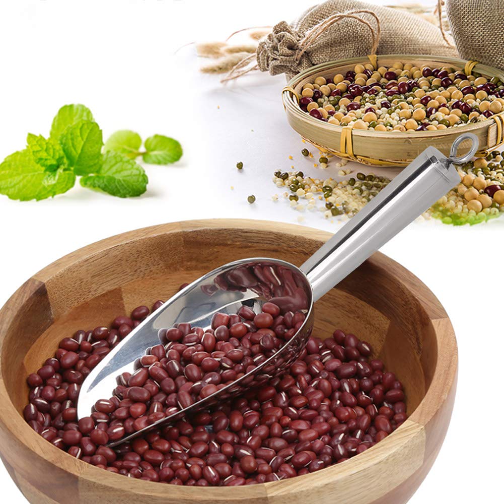 Buy Food Scoop, 1PC Stainless Steel Hand Scoop Multifunctional Ice Food ...