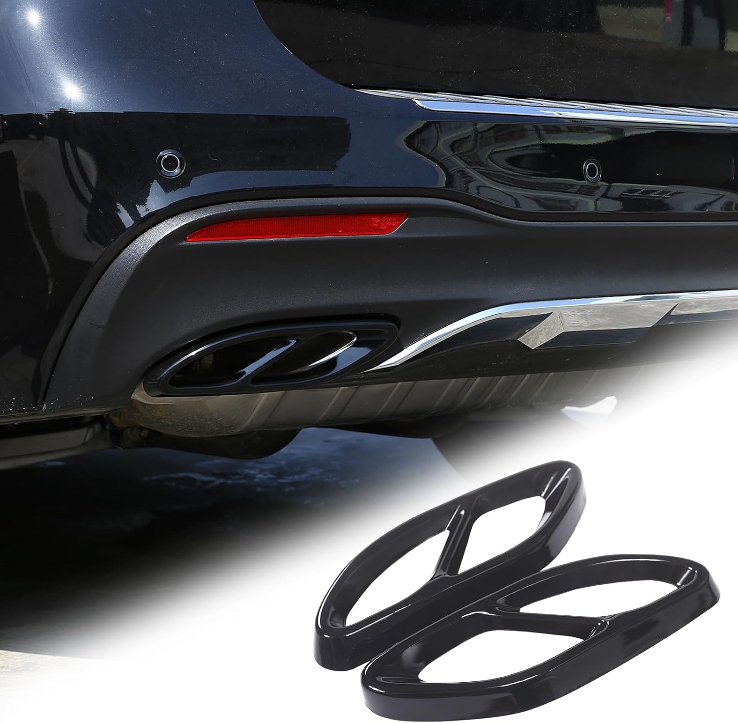 Amazon.com: Tumukiw Car Exterior Exhaust Pipe Cover Compatible With ...