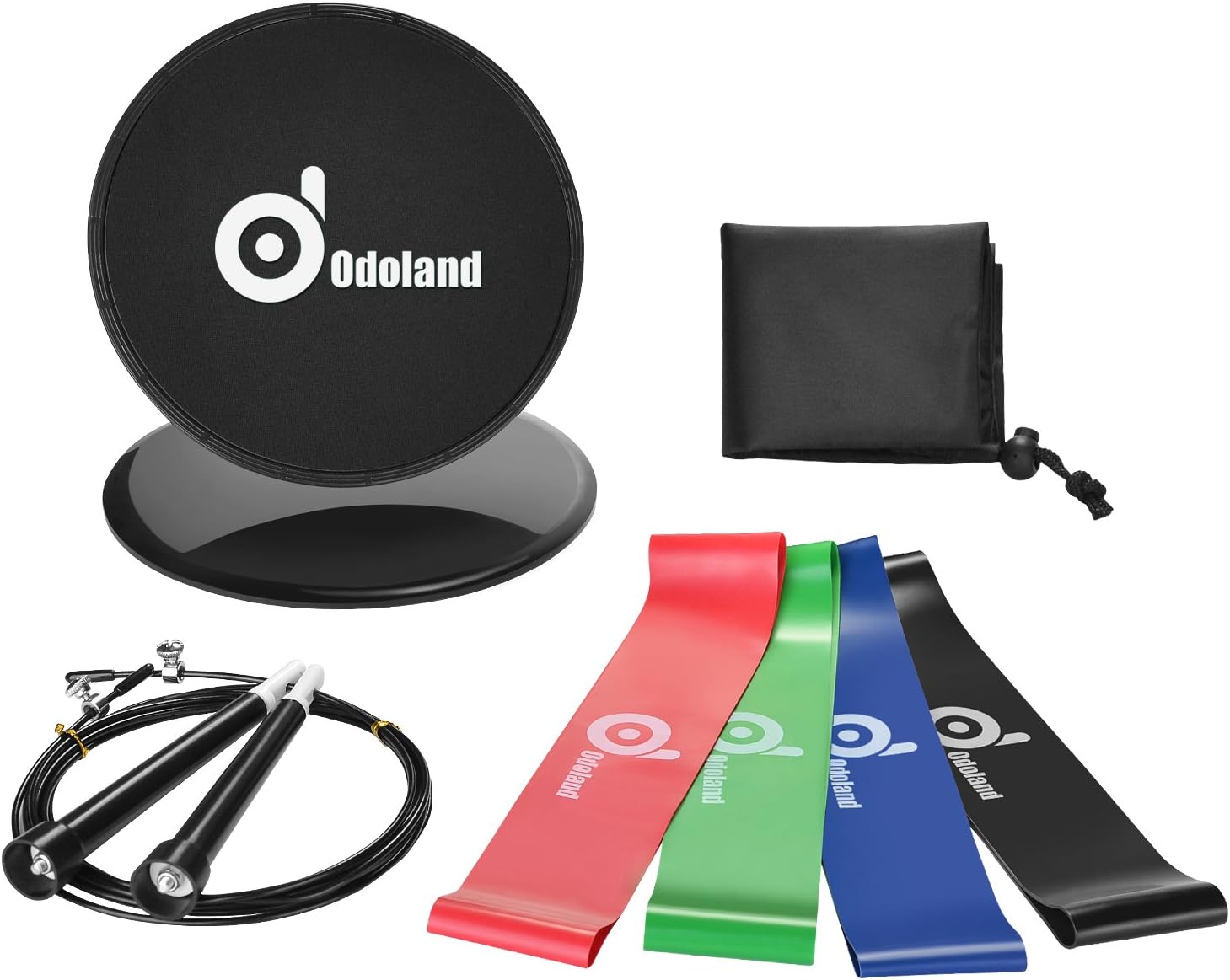 Amazon.com: Odoland Gliding Discs Core Sliders with 4 Resistance Loop ...