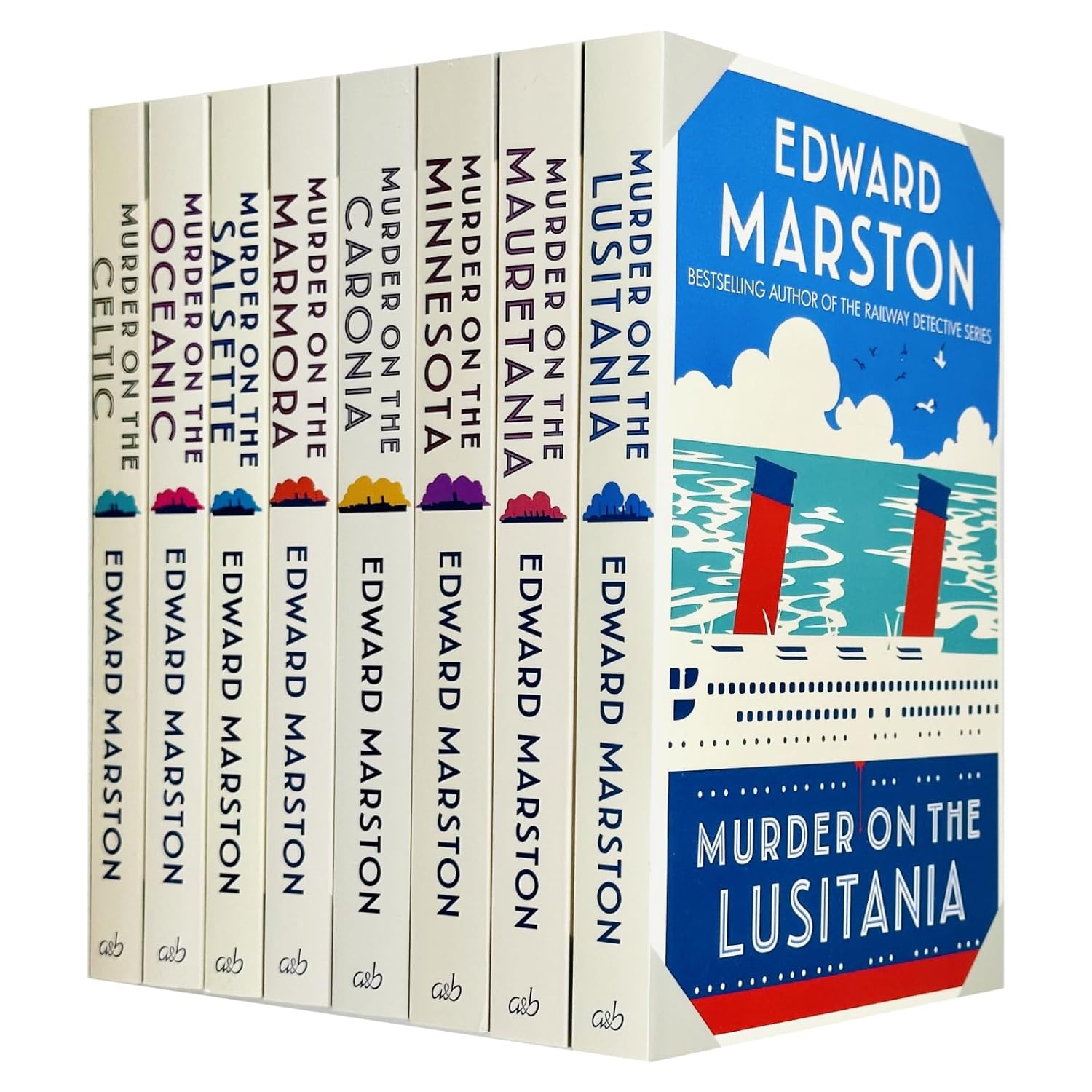 Edward Marston Ocean Liner Mysteries Collection 8 Books Set (Murder on ...