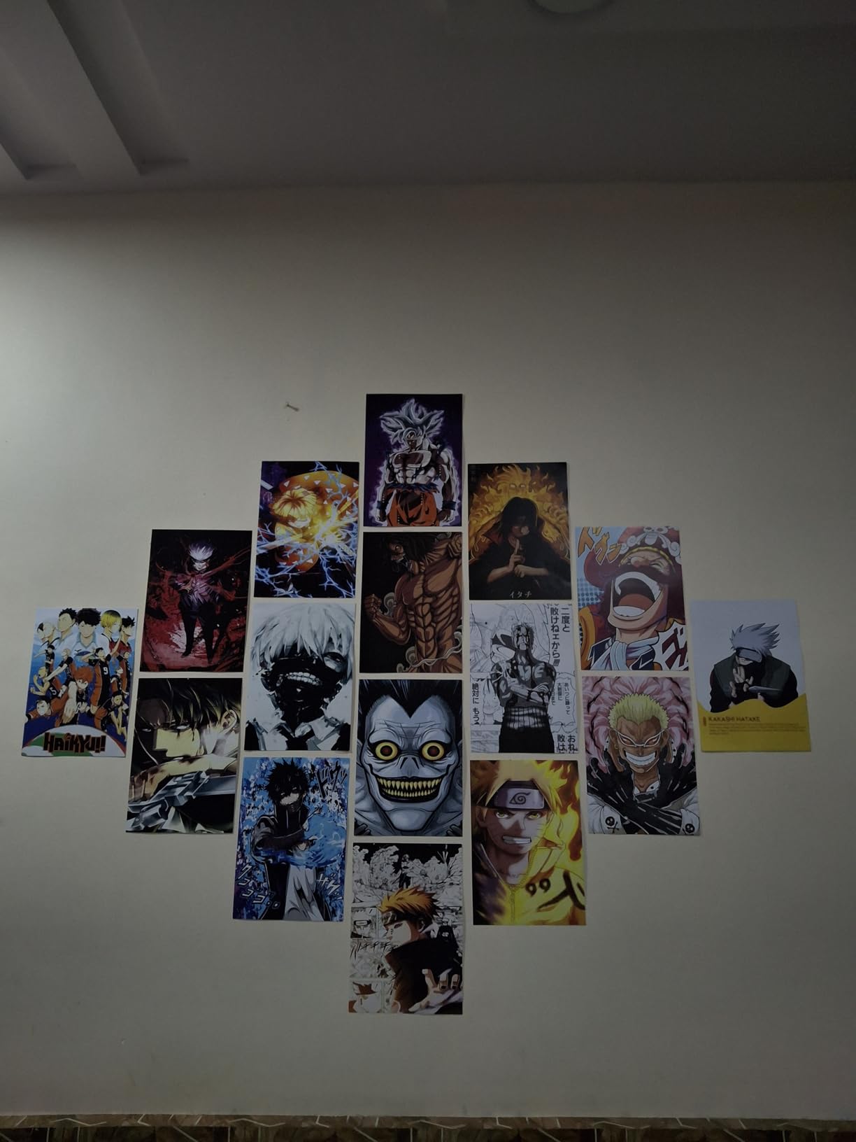 VEENSHI paper set of 20 anime wall posters|mix posters of anime|naruto ...