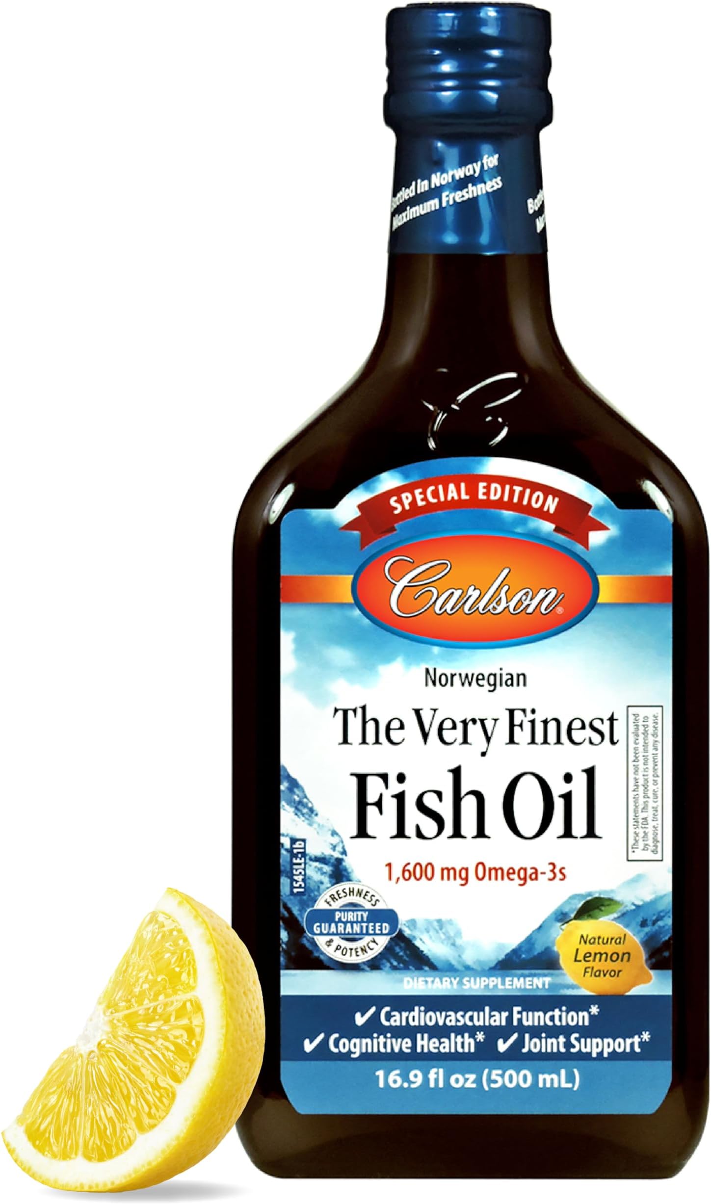 Amazon.com: Carlson - The Very Finest Fish Oil, 1600 mg Omega-3s ...