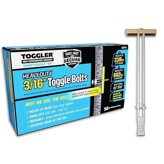 TOGGLER SNAPTOGGLE BA Toggle Anchor, Zinc-Plated Steel Channel, Made in ...
