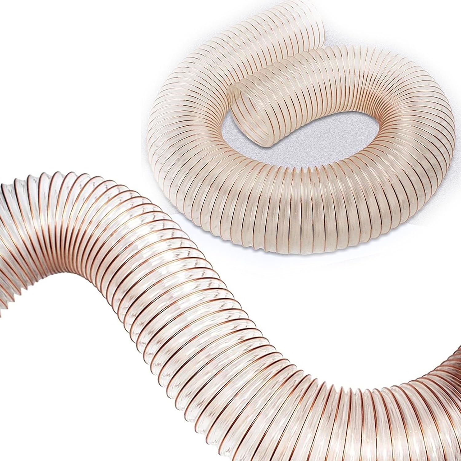 Amazon.com: Flexible Clear Dust Collector Hose, 10" 8" 6" 5" 4" 3" 2" 1 ...